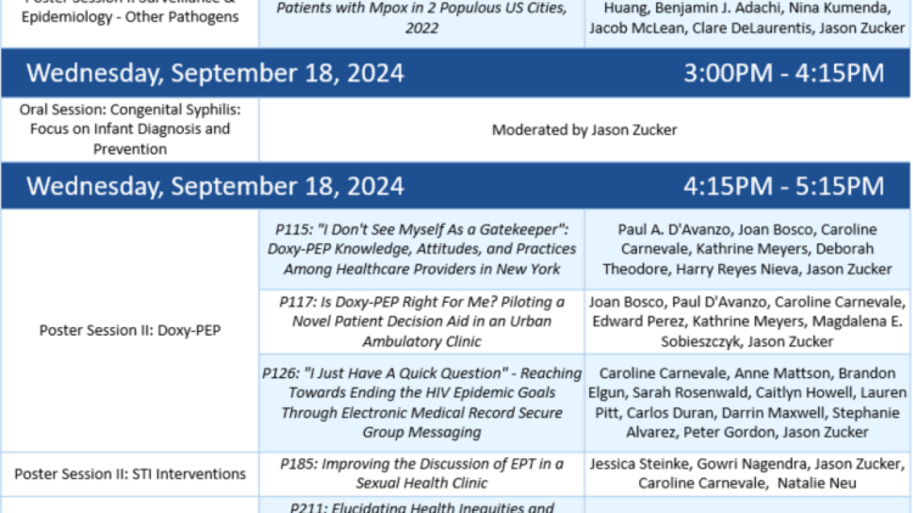 CRU Research to Be Featured at 2024 STI Prevention Conference | Infectious Diseases