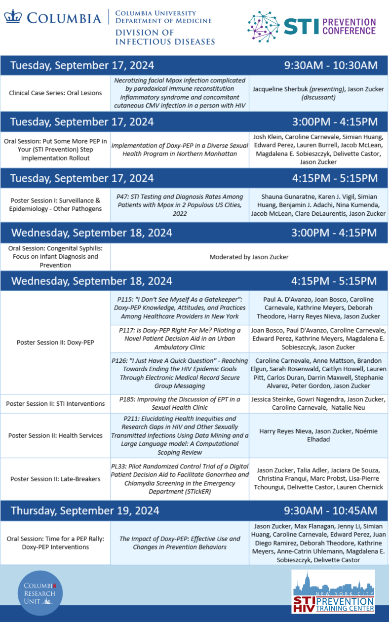 Check out ID's presence at the 2024 STI Prevention Conference ...